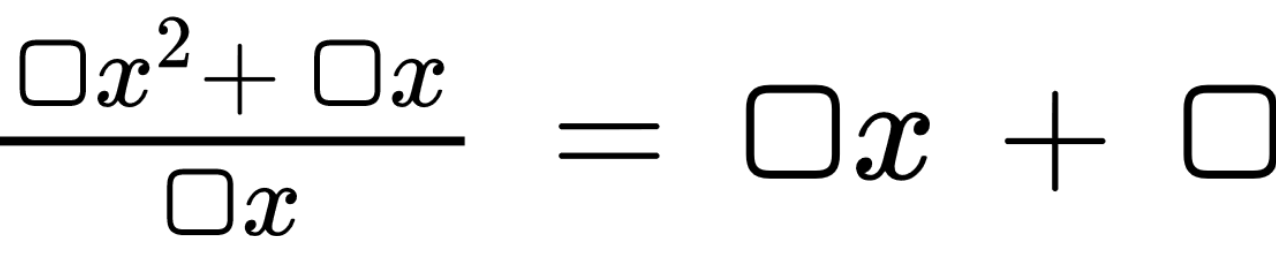 Simplify Rational Expressions 1 | Open Middle®